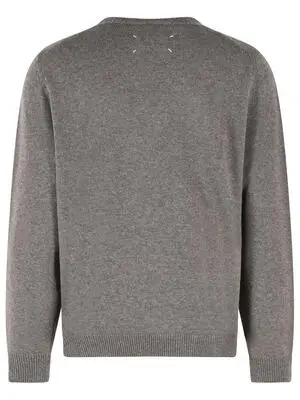 MAISON MARGIELA Fused' Beige Virgin Wool Sweater