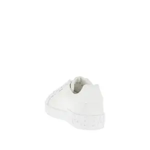 Dolce & Gabbana Portofino Leather Sneakers - White