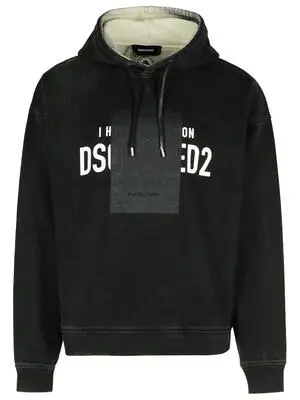 Dsquared2 Cotton Sweatshirt - Black