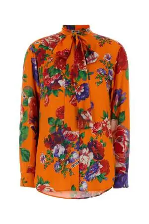 Moschino Printed Satin Shirt - Multicolor