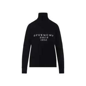 Givenchy High Neck Sweater - Black