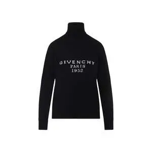 Givenchy High Neck Sweater - Black