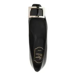 ROGER VIVIER Trompette Patent Leather Pumps - Black