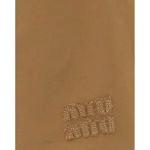 Miu Miu Mini Pleated Skirt - Cream