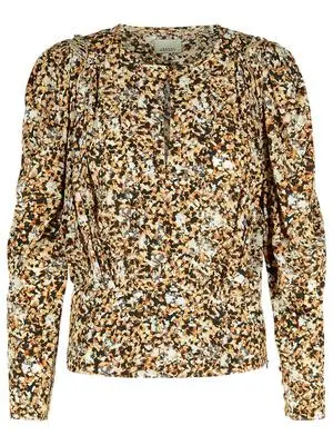 Isabel Marant Étoile Isabel Marant 'Zagra' Beige Silk Blouse Women Cream