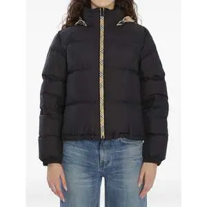Burberry Jackets Puffer Jackets - Black