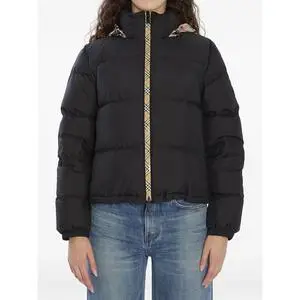 Burberry Jackets Puffer Jackets - Black
