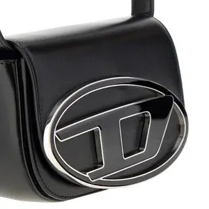 DIESEL® Leather 1dr Shoulder Bag - Black