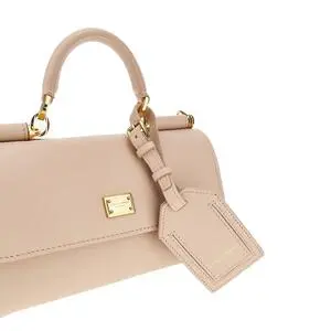 Dolce & Gabbana Plongé Leather My Sicily Bag - Pink