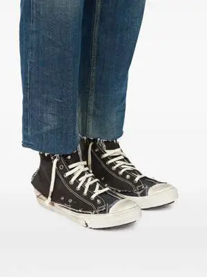 MAISON MARGIELA High-top Distressed Sneakers