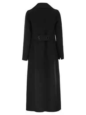 Max Mara Smmcustodi Long Wool Coat With Martingale