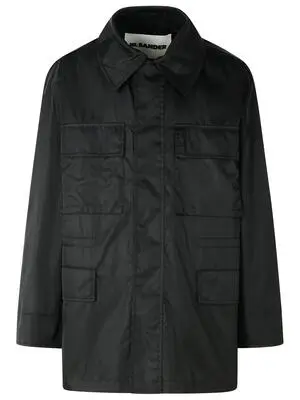 JIL SANDER Polyamide Jacket - Black