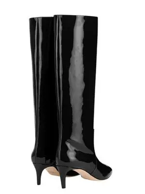 Paris Texas 60mm Stiletto Boot - Black