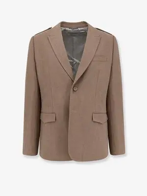Dior Single-breasted Virgin Wool Blazer - Cream