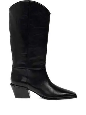 Paris Texas Block Heel Boots For Women