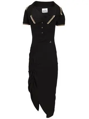 VIVIENNE WESTWOOD Monday Pulling Midi Dress - Black