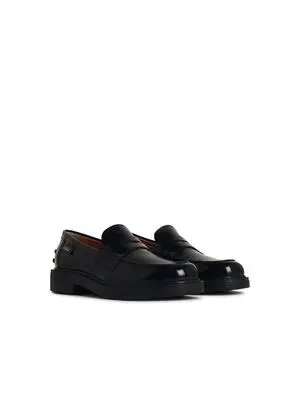 TOD'S Leather Loafers - Black