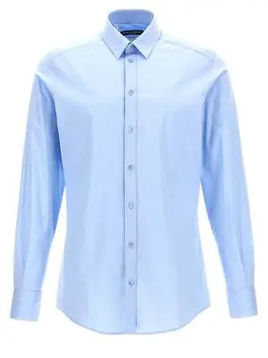 Dolce & Gabbana Dolce & Gabbana Men Dg Essential Shirt Blue