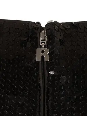 ROTATE BY BIRGER CHRISTENSEN Sequins Mini Dress - Black