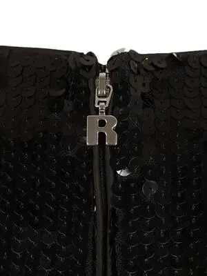 ROTATE BY BIRGER CHRISTENSEN Sequins Mini Dress - Black