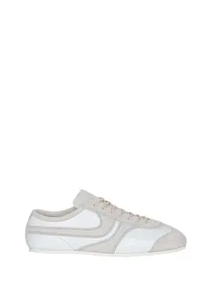 Dries Van Noten Suede Sneakers - White