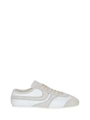Dries Van Noten Suede Sneakers - White
