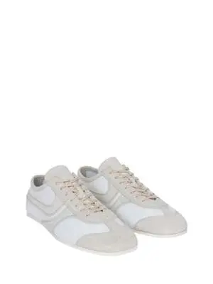 Dries Van Noten Suede Sneakers - White