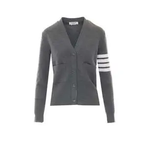 Thom Browne Milano Classic Cardigan - Gray
