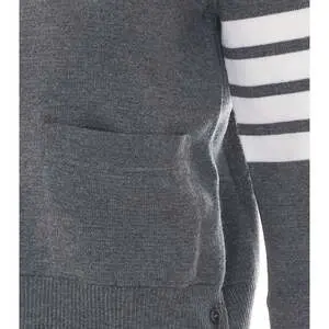 Thom Browne Milano Classic Cardigan - Gray