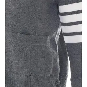 Thom Browne Milano Classic Cardigan - Gray