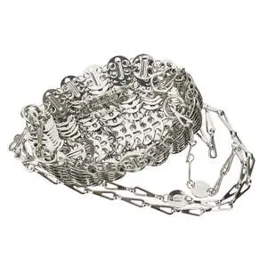 Rabanne 1969 Nano Bag - Silver