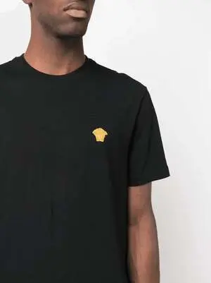 Versace T-shirt With Medusa Embroidery