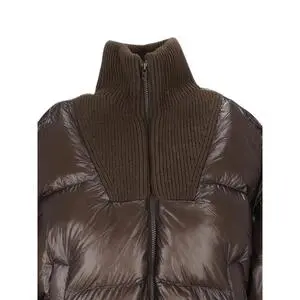 DIESEL® Oversized Quilted Jacket - Brown