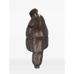 DIESEL® Oversized Quilted Jacket - Brown