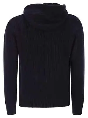 Tagliatore Hunter Ribbed Jumper With Hood