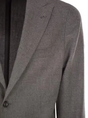 Tagliatore Superfine Virgin Wool Suit - Gray