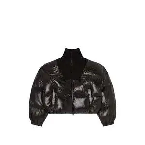 DIESEL® High Neck Puffer Jacket - Black