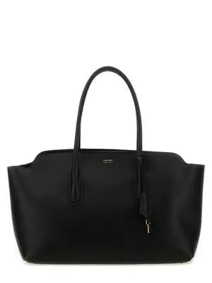 TOM FORD Leather Tote Bag - Black
