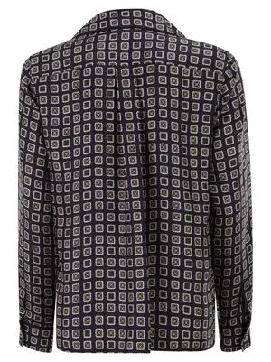 Max Mara Mxmdisco Semi-fitted Printed Silk Shirt