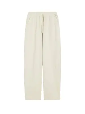Sportmax Soft, Lightweight Fleece Pants Ivory - White