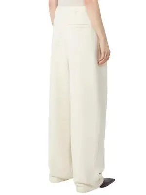 Sportmax Soft, Lightweight Fleece Pants Ivory