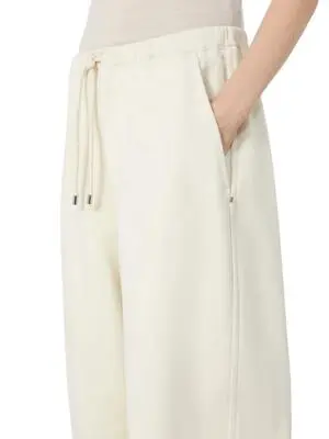 Sportmax Soft, Lightweight Fleece Pants Ivory