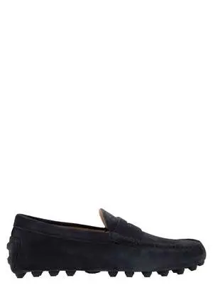 TOD'S Suede Moccasin - Blue