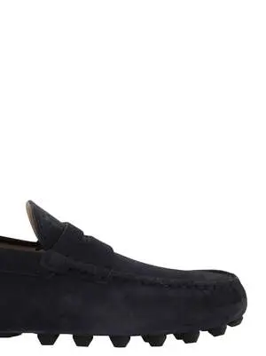 TOD'S Suede Moccasin - Blue