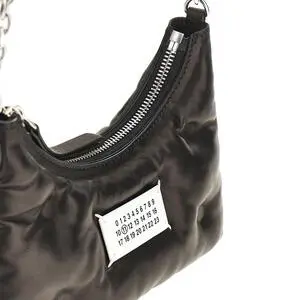 MAISON MARGIELA Micro Glam Slam Hobo Bag - Black