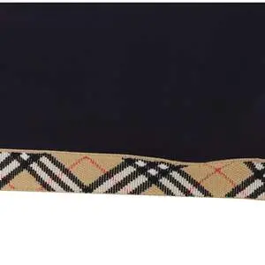 Burberry Bra Swimwear With Check Trim - Black