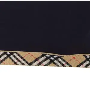Burberry Check Trim Swimwear Bra - Black