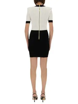 Balmain Two-tone Bodycon Dress - Multicolor