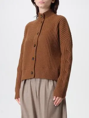 Max Mara Button Detailed Cardigan - Brown