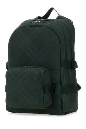 Burberry Nylon Blend Check Backpack
